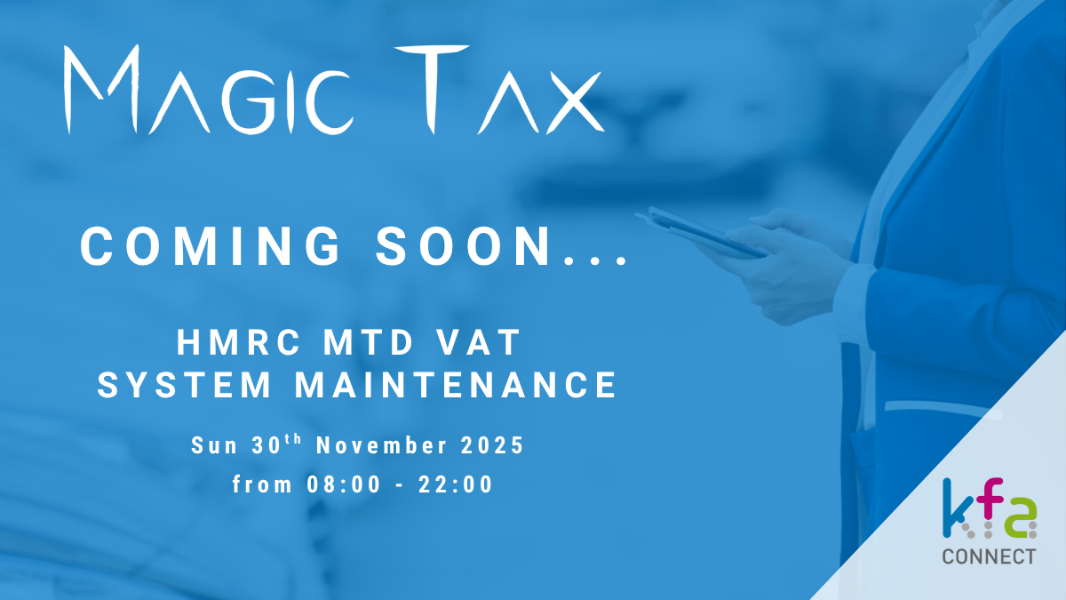 HMRC MTD VAT Planned System Downtime: 30th Nov 2025 - Magic Tax